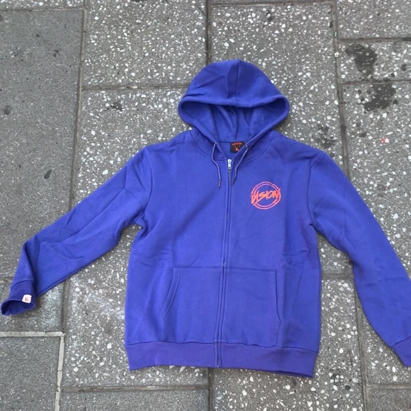 VISION | Sweaters | Royalblueorange Vision Logo Sweater Nwt | Poshmark